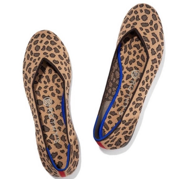 Rothy's | Shoes | Rothys The Flat Spotted Animal Leopard Print Round ...